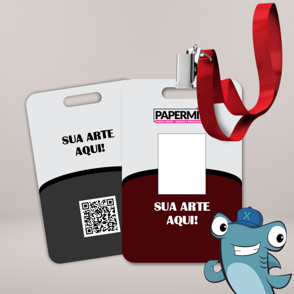 Crachá PVC - Frente e Verso PVC 4x4 4 cantos - PAPERMIX PHOTO CENTER ...