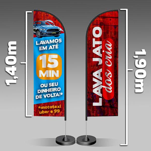 Wind Banner - modelo Faca 193x47cm 4x0 - PAPERMIX PHOTO CENTER, GRÁFICA ...